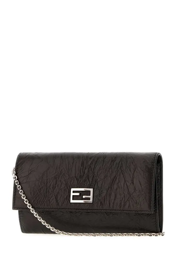 Fendi Leather Tube Wallet