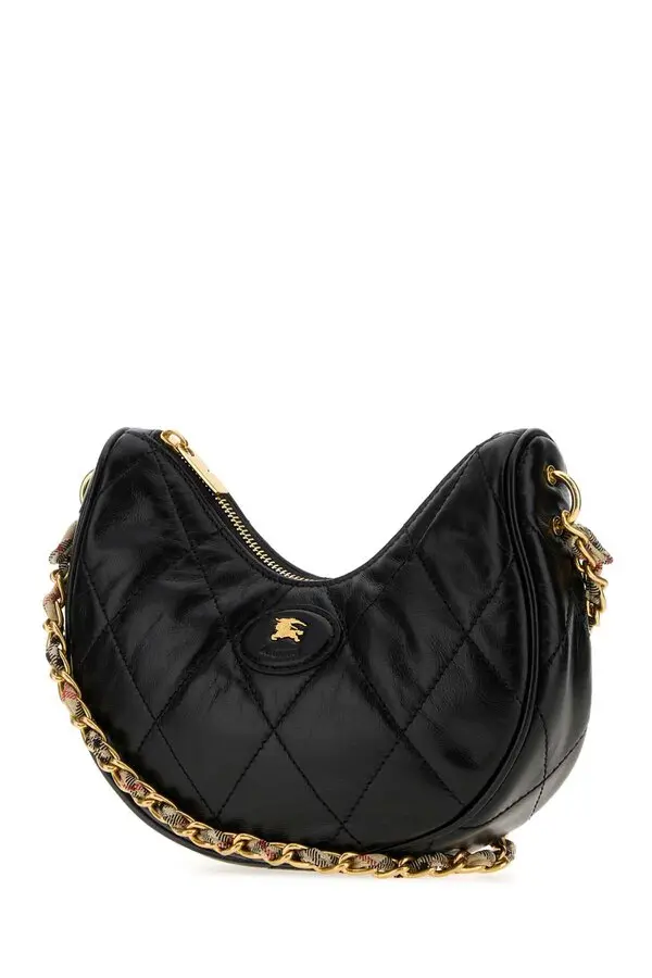 Burberry Leather Horseshoe Shoulder Bag