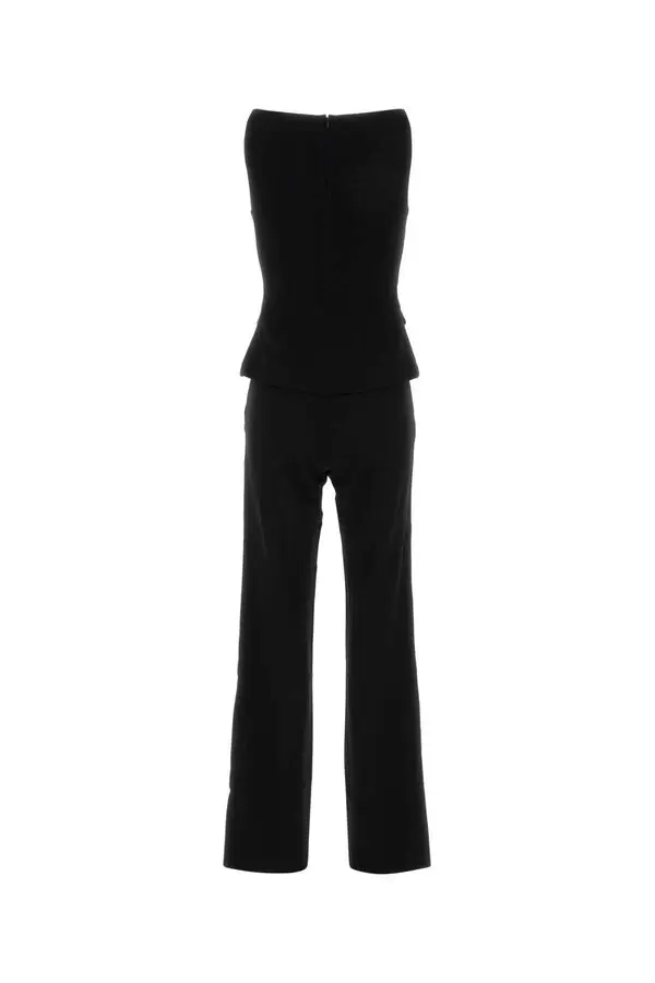 SELF-PORTRAIT Wool Jumpsuit