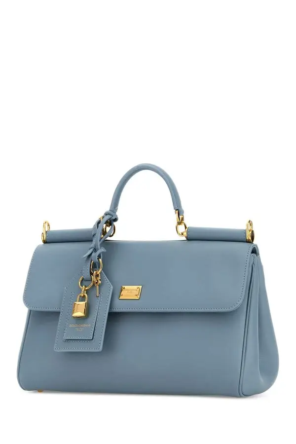 Dolce & Gabbana Light Leather My Sicily Handbag - Blue