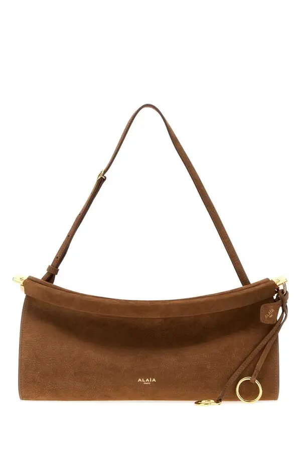 Alaïa Camel Leather Medium East West Shoulder Bag