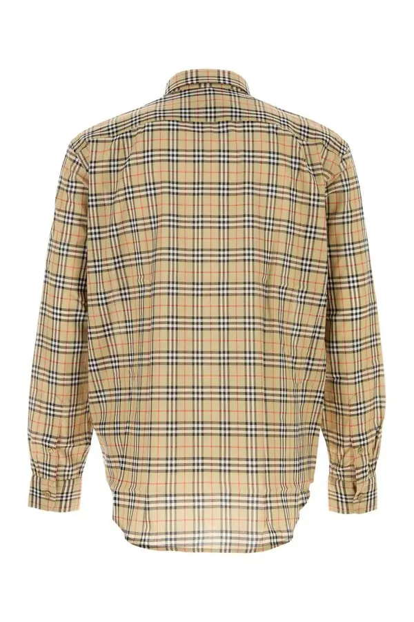 Burberry Embroidered Cotton Shirt