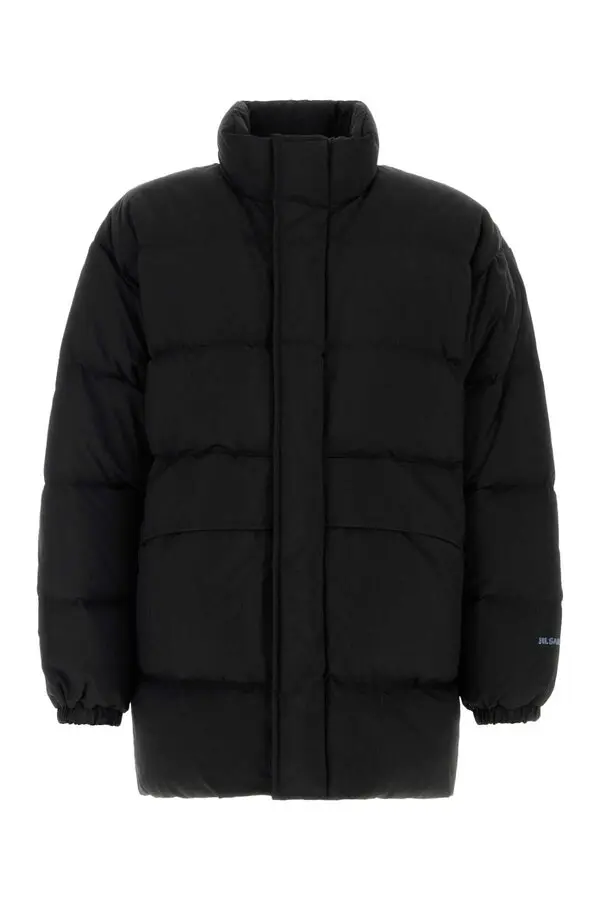 JIL SANDER Nylon Blend Down Jacket - Black