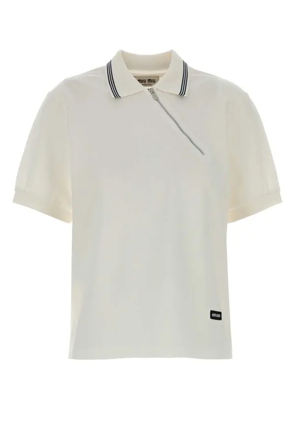 Miu Miu Piquet Polo Shirt