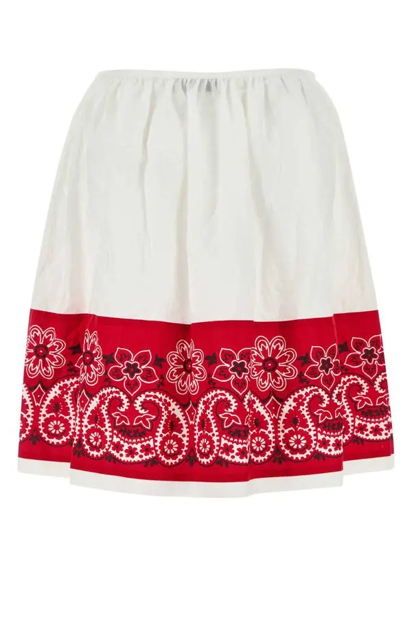 Miu Miu Poplin Skirt