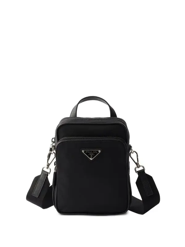 Prada Borsa A Tracolla In Re-nylon E Saffiano