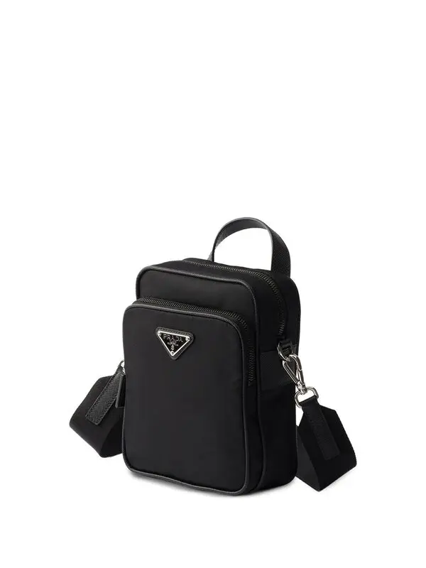 Prada Borsa A Tracolla In Re-nylon E Saffiano