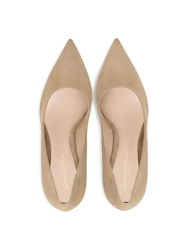 GIANVITO ROSSI 85 Suede Pumps