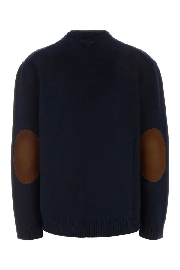 Prada Navy Wool Sweater - Blue