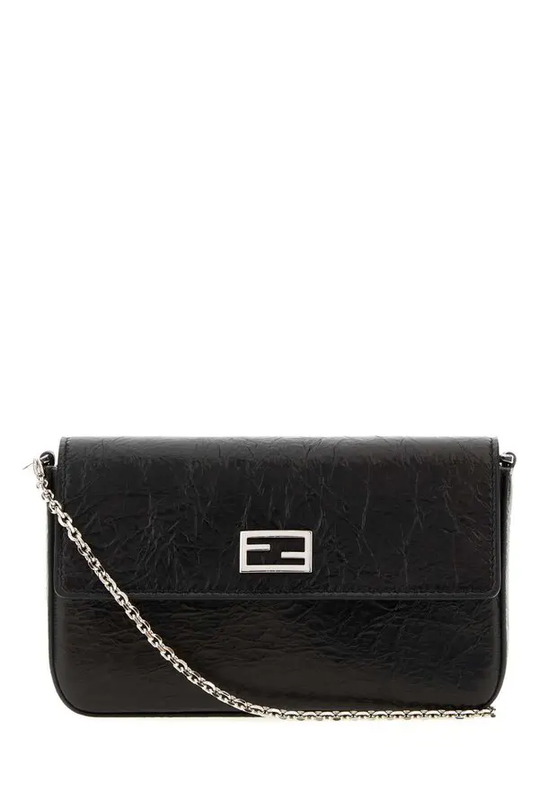 Fendi Leather Tube Wallet