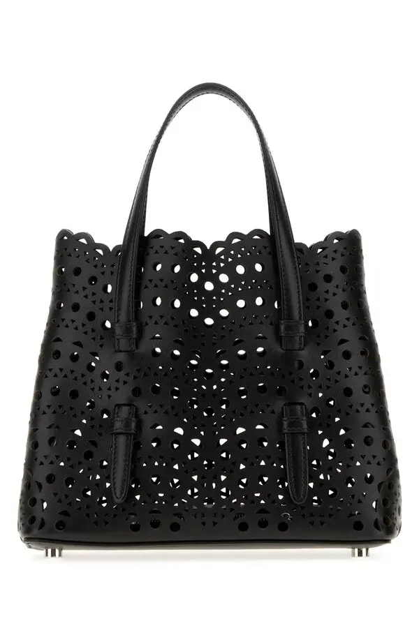 Alaïa Leather Mina 20 Handbag