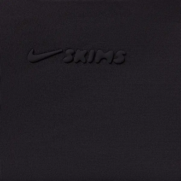 Nike Skims Satin Shine High-waisted Bonded 26" Leggings - Black