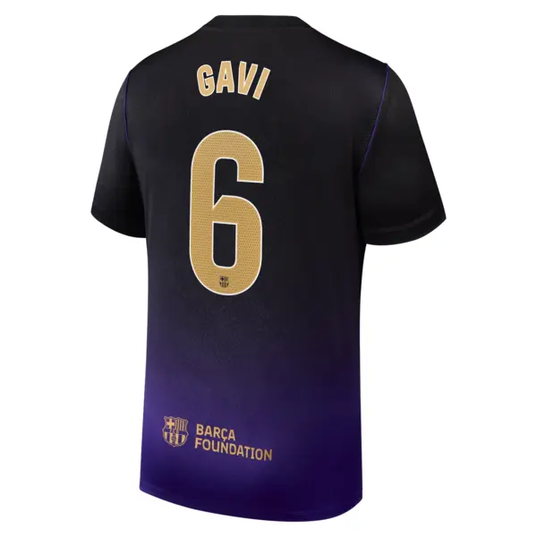 Nike Gavi Barcelona 2026/27 Stadium Away Kobe Dri-fit Soccer Jersey - Purple