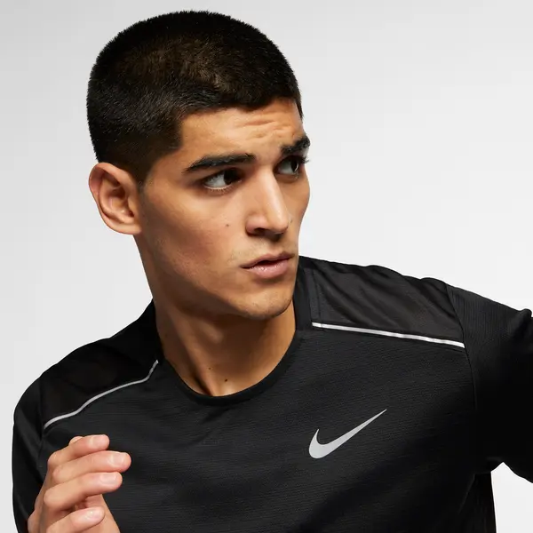 Nike Dri-fit Miler Short-sleeve Running Top
