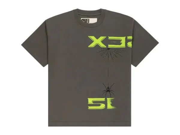 SP5DER 5ex Heavyweight Tee Shirt - Slate Grey