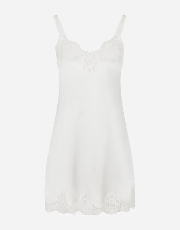 Dolce & Gabbana Short Slip Dress - White