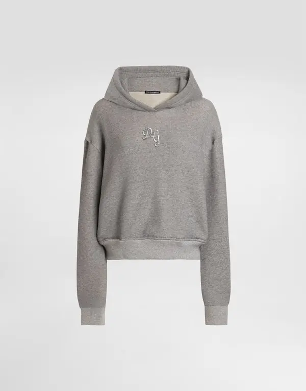 Dolce & Gabbana Embroidered Fleece Hoodie