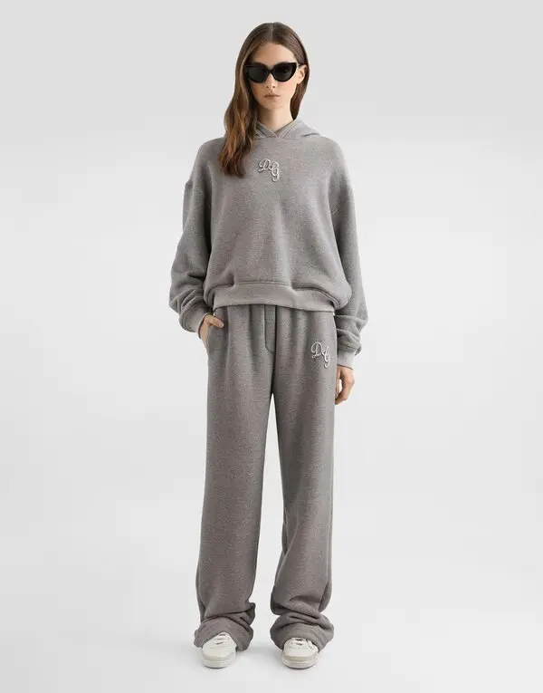 Dolce & Gabbana Embroidered Fleece Hoodie