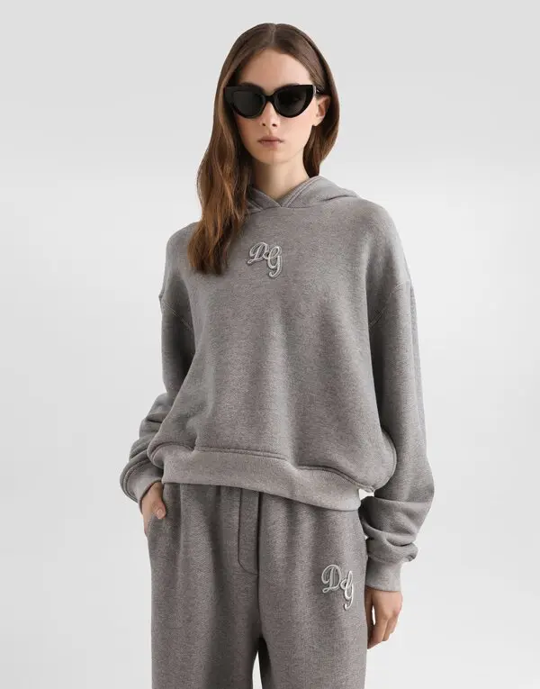 Dolce & Gabbana Embroidered Fleece Hoodie