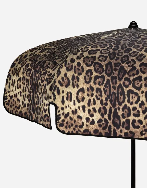 Dolce & Gabbana Outdoor Umbrella With Leopard Print