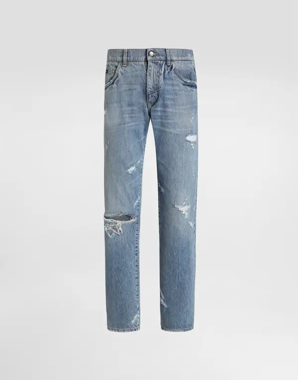 Dolce & Gabbana Distressed Denim Trousers