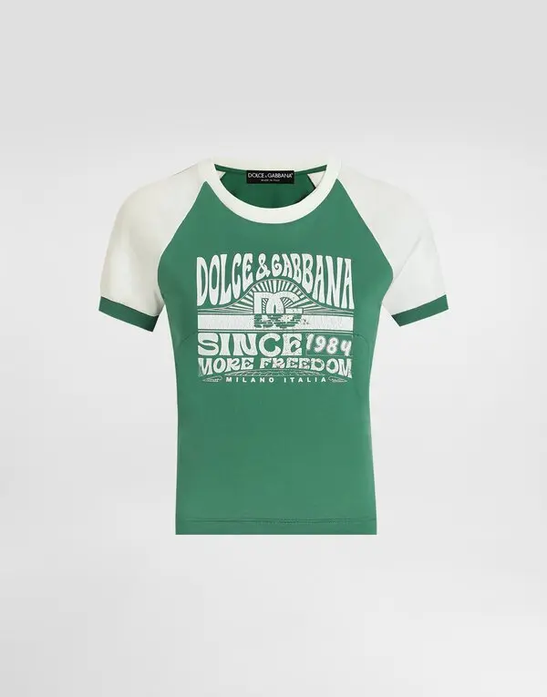 Dolce & Gabbana Jersey T-shirt With Print