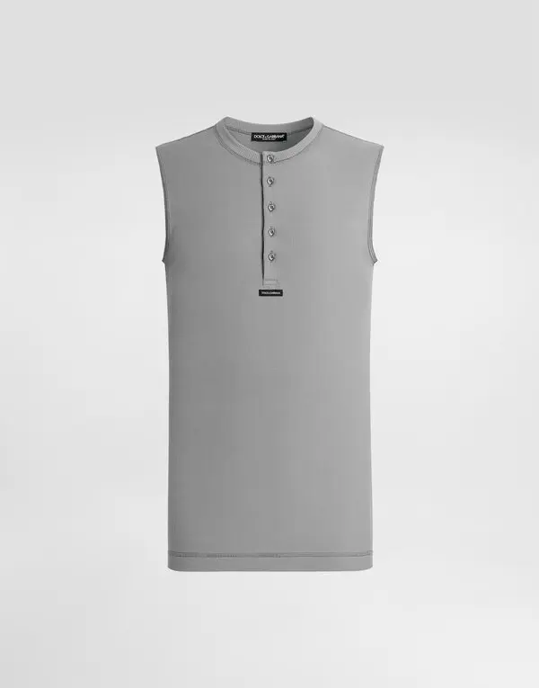 Dolce & Gabbana Cotton Serafino T-shirt