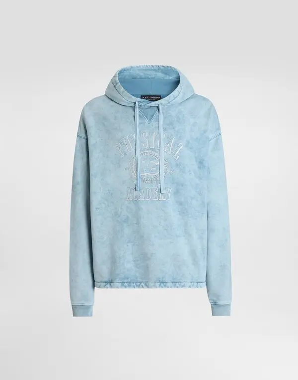 Dolce & Gabbana Cotton Sweatshirt With Vintage Finish - Multicolor