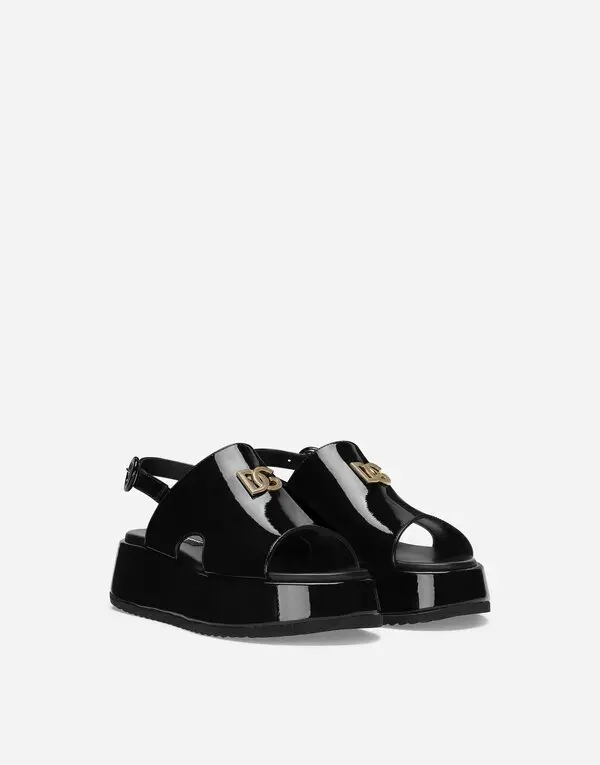 Dolce & Gabbana Patent Leather Sandals