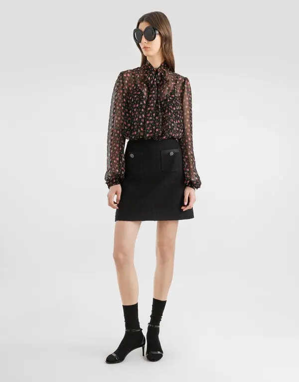 Dolce & Gabbana Basketweave A-line Skirt
