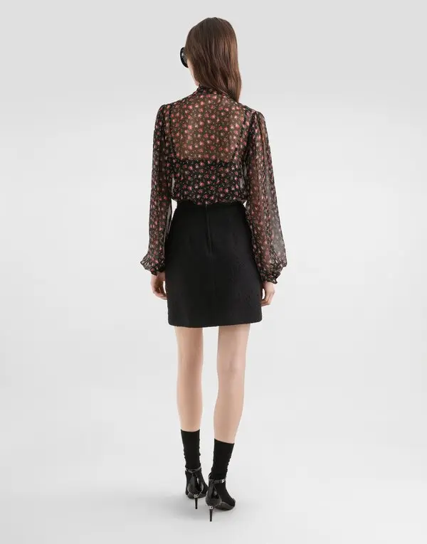 Dolce & Gabbana Basketweave A-line Skirt