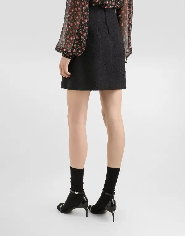 Dolce & Gabbana Basketweave A-line Skirt