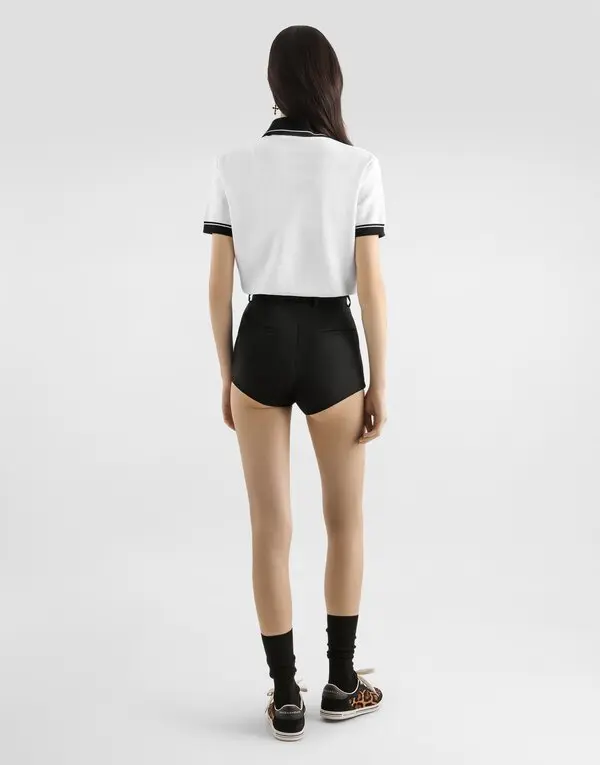 Dolce & Gabbana Piqué Polo Shirt With Embroidery