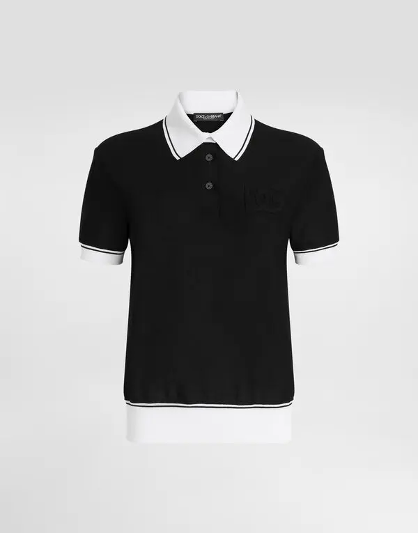 Dolce & Gabbana Piqué Polo Shirt With Embroidery