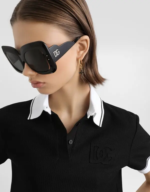 Dolce & Gabbana Piqué Polo Shirt With Embroidery