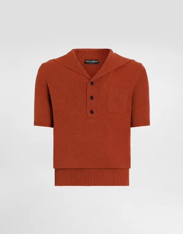Dolce & Gabbana Smooth Knit Polo Shirt