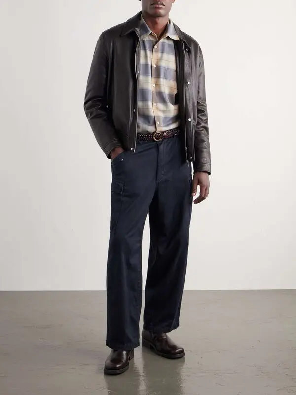 A.PRESSE Cotton-twill Trousers