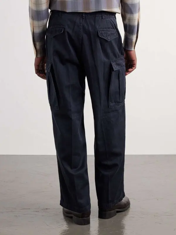 A.PRESSE Cotton-twill Trousers