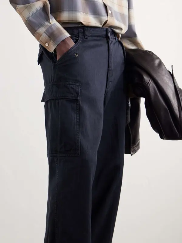A.PRESSE Cotton-twill Trousers