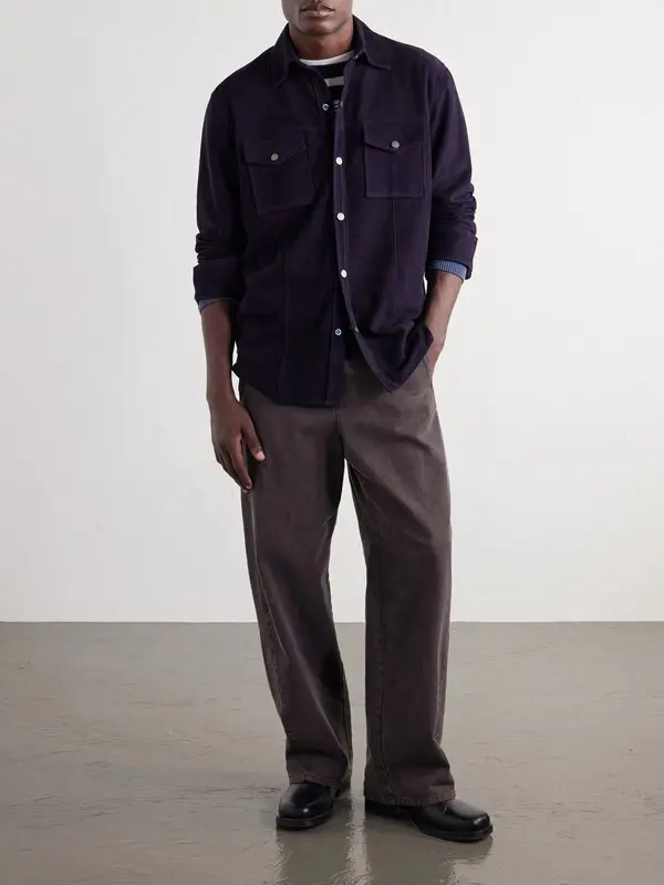 Altea Suede Shirt Jacket