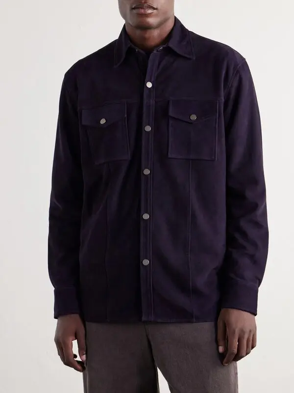 Altea Suede Shirt Jacket