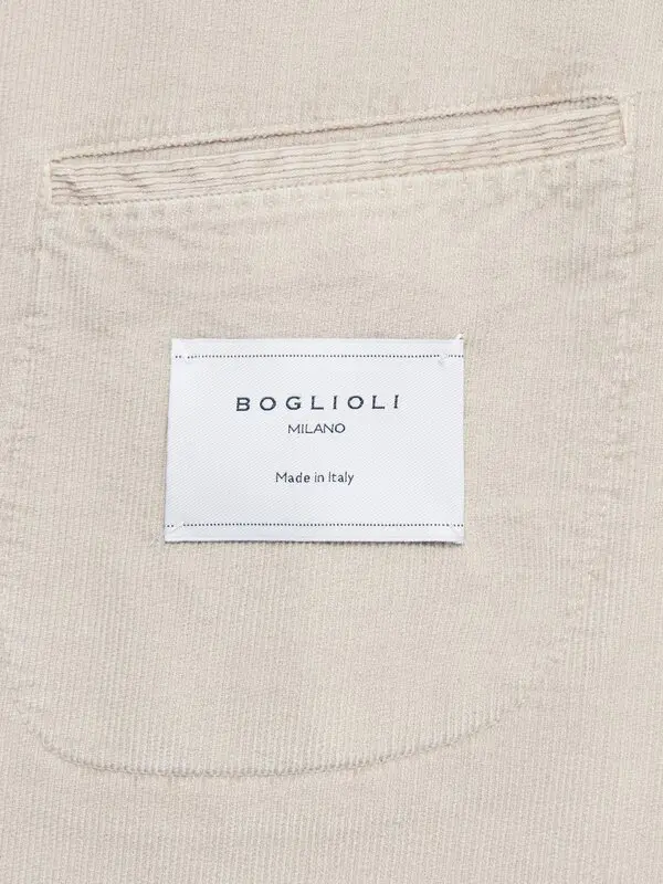 Boglioli Cotton-blend Corduroy Suit Jacket - Neutrals