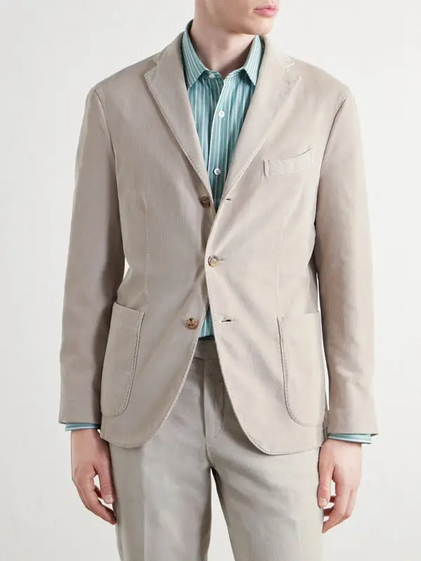 Boglioli Cotton-blend Corduroy Suit Jacket
