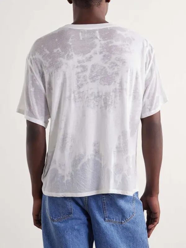 SATOSHI NAKAMOTO I Love Satoshi Printed Distressed T-shirt