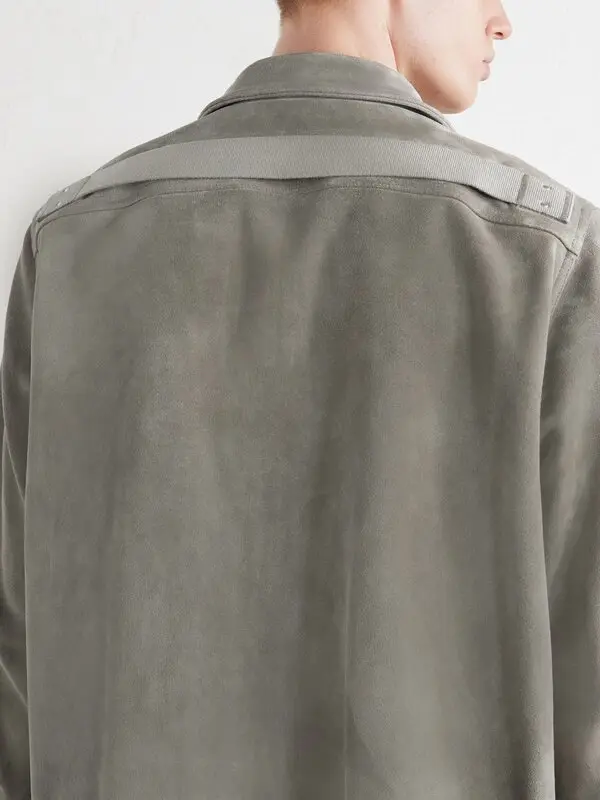 Rick Owens Suede Zip-up Jacket