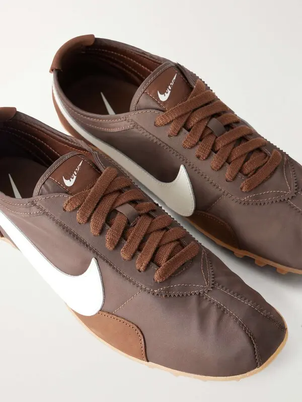 Nike Moon Shoe Suede-trimmed Shell Sneakers
