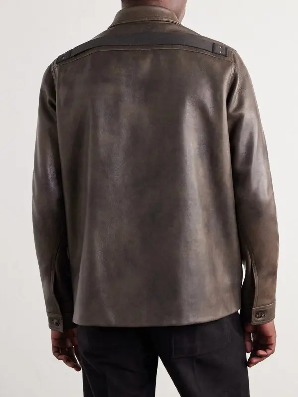 Rick Owens Brad Leather Jacket