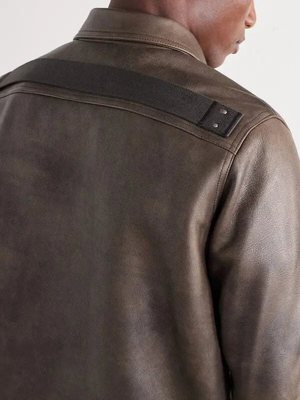 Rick Owens Brad Leather Jacket