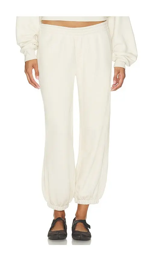 SKIMS Drapey French Terry Cropped Low Rise Jogger
