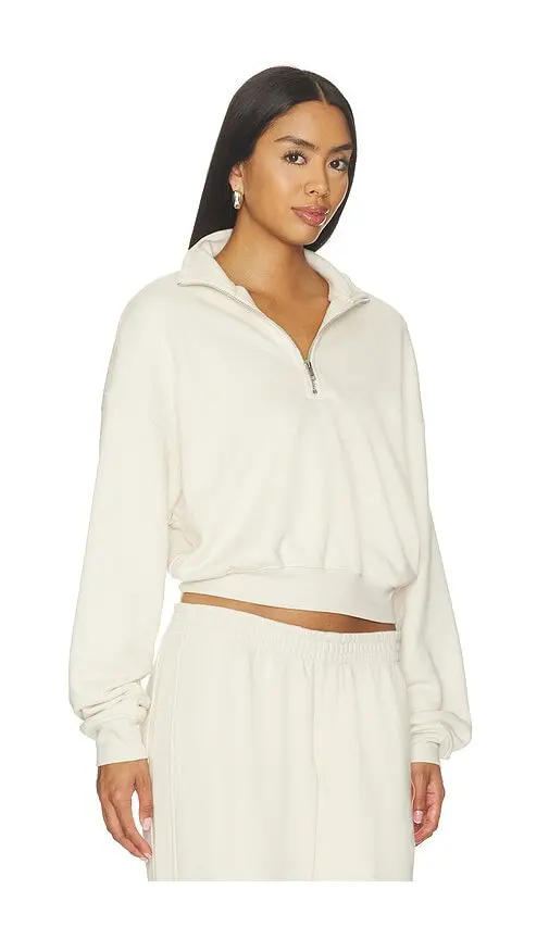 SKIMS Drapey French Terry Half Zip Pullover